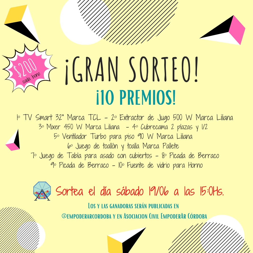 EmpoderAr realiza rifa solidaria para convertirse en Asociación Civil ...